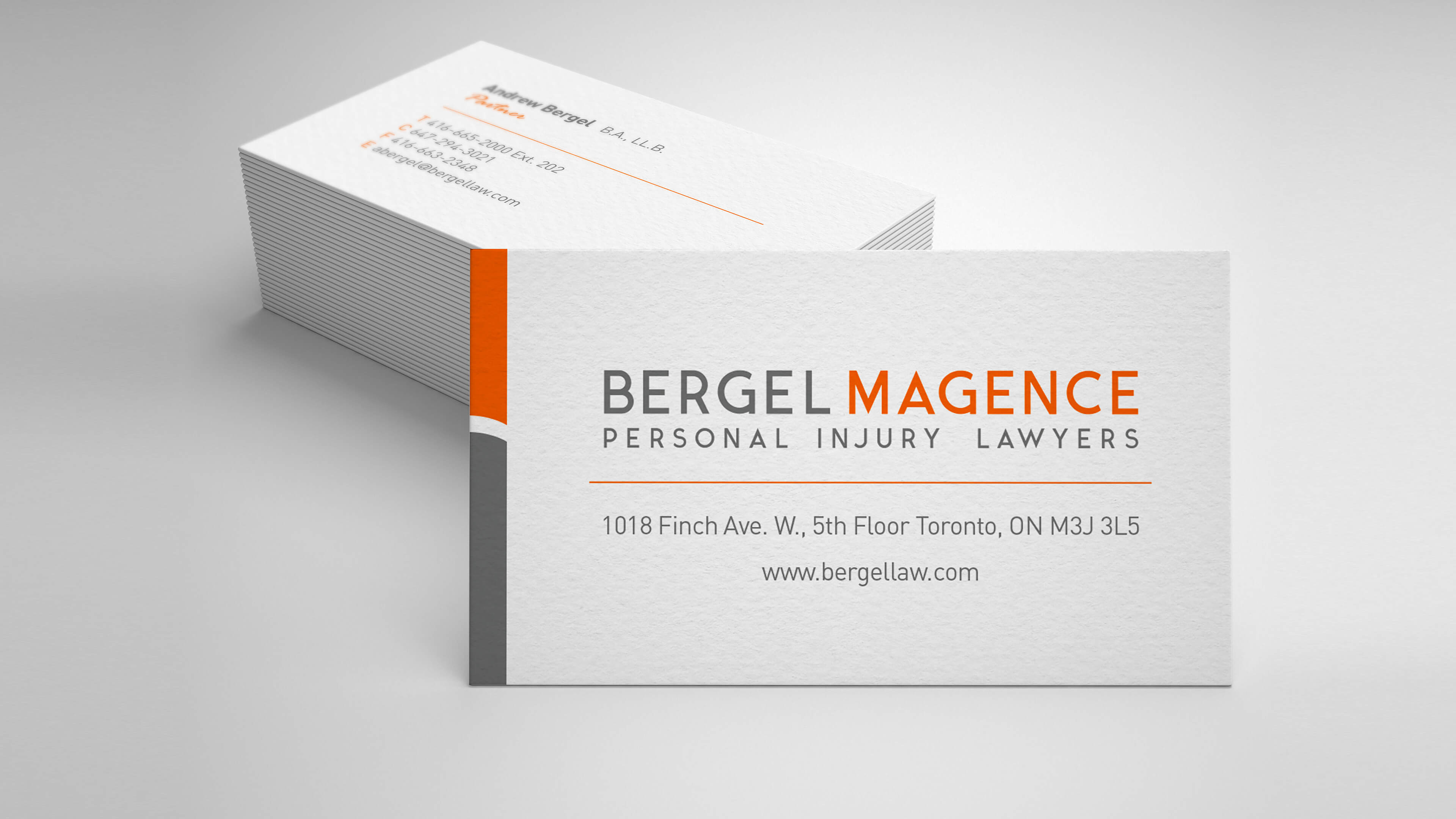 Bergel Magence LLP: Stationery Design and Business Cards
