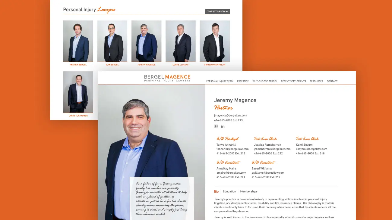 Bergel Magence LLP: Website