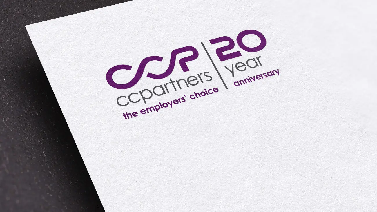 CCPartners LLP: Logo Design - Firm and Anniversary