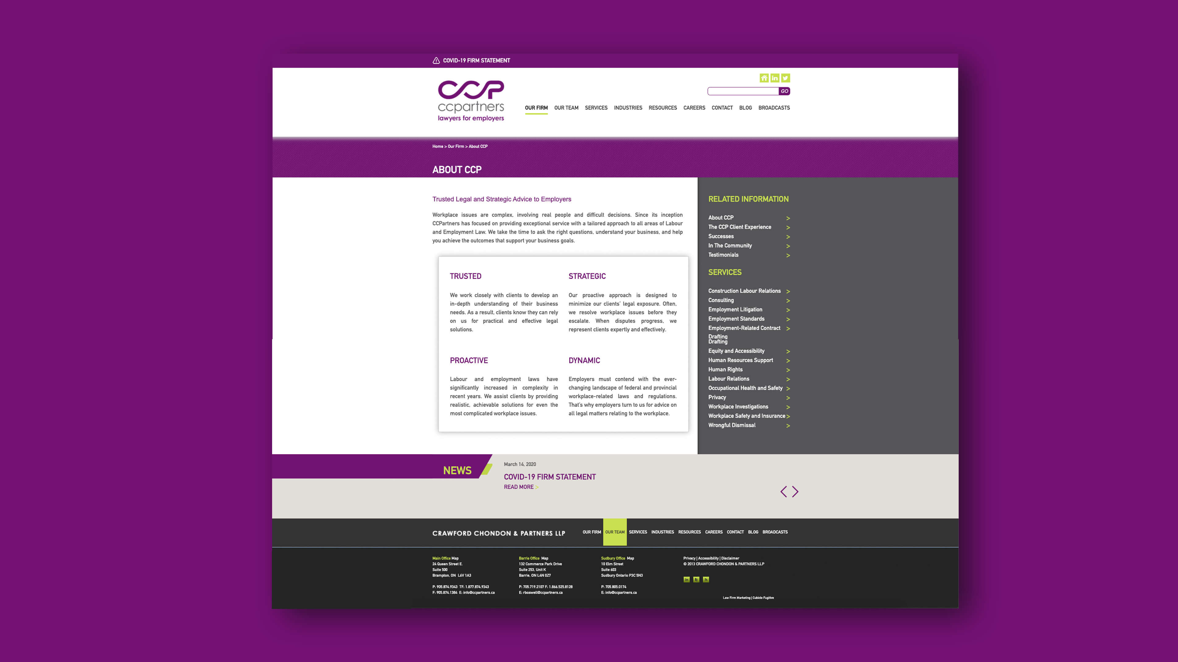 CCPartners LLP: Website