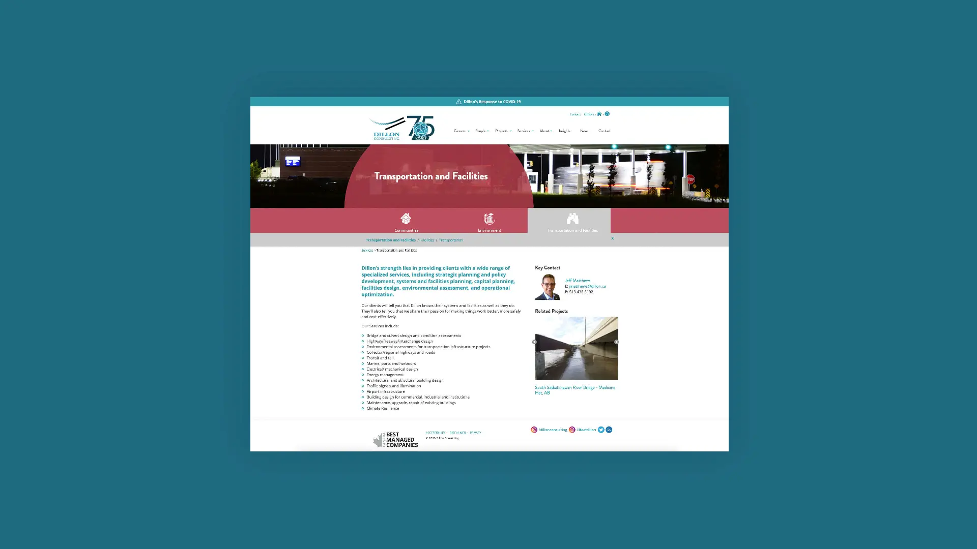 Dillon Consulting Limited: Website