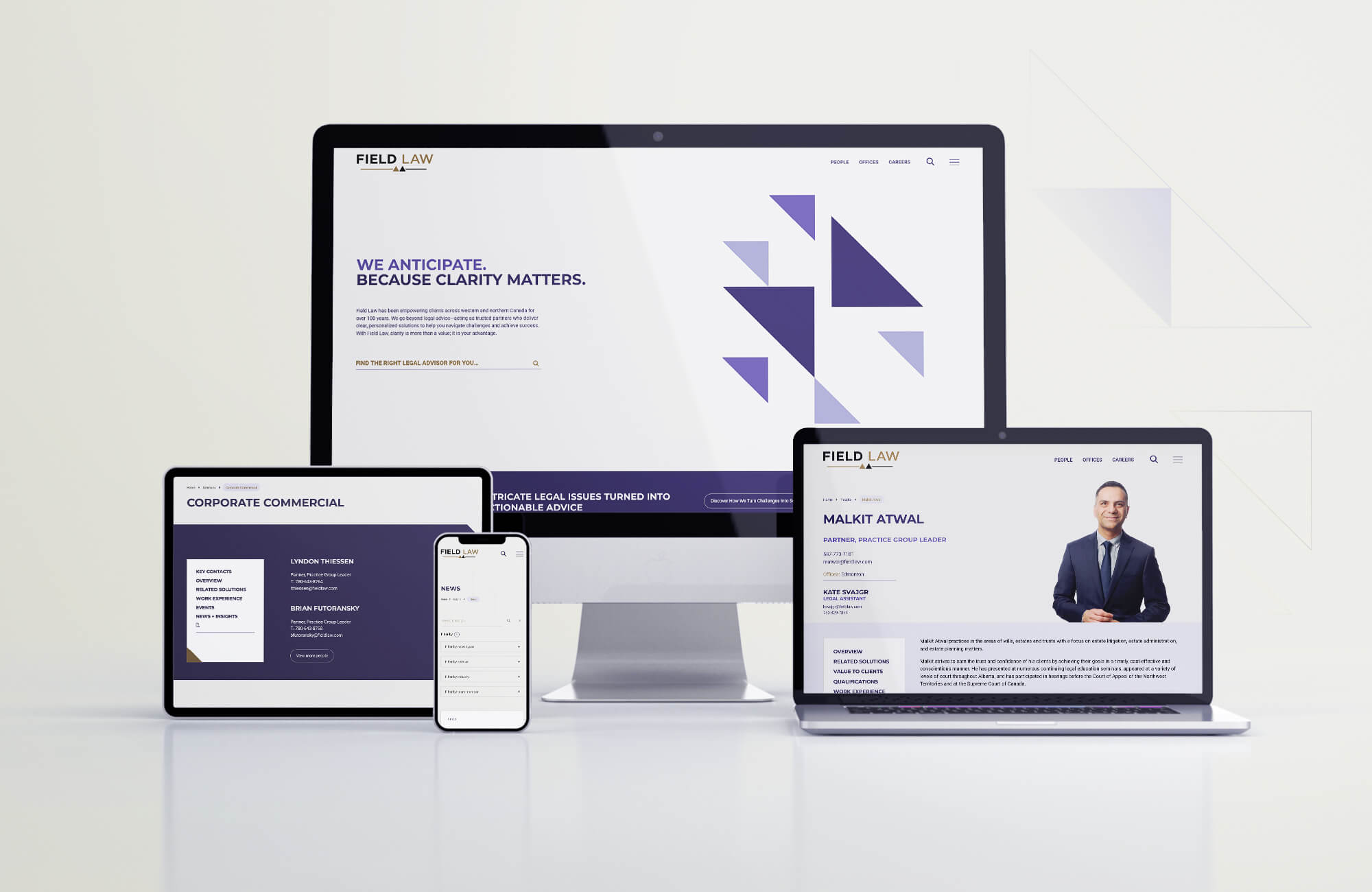 Cubicle Fugitive Designs and Builds a New Website for Field Law