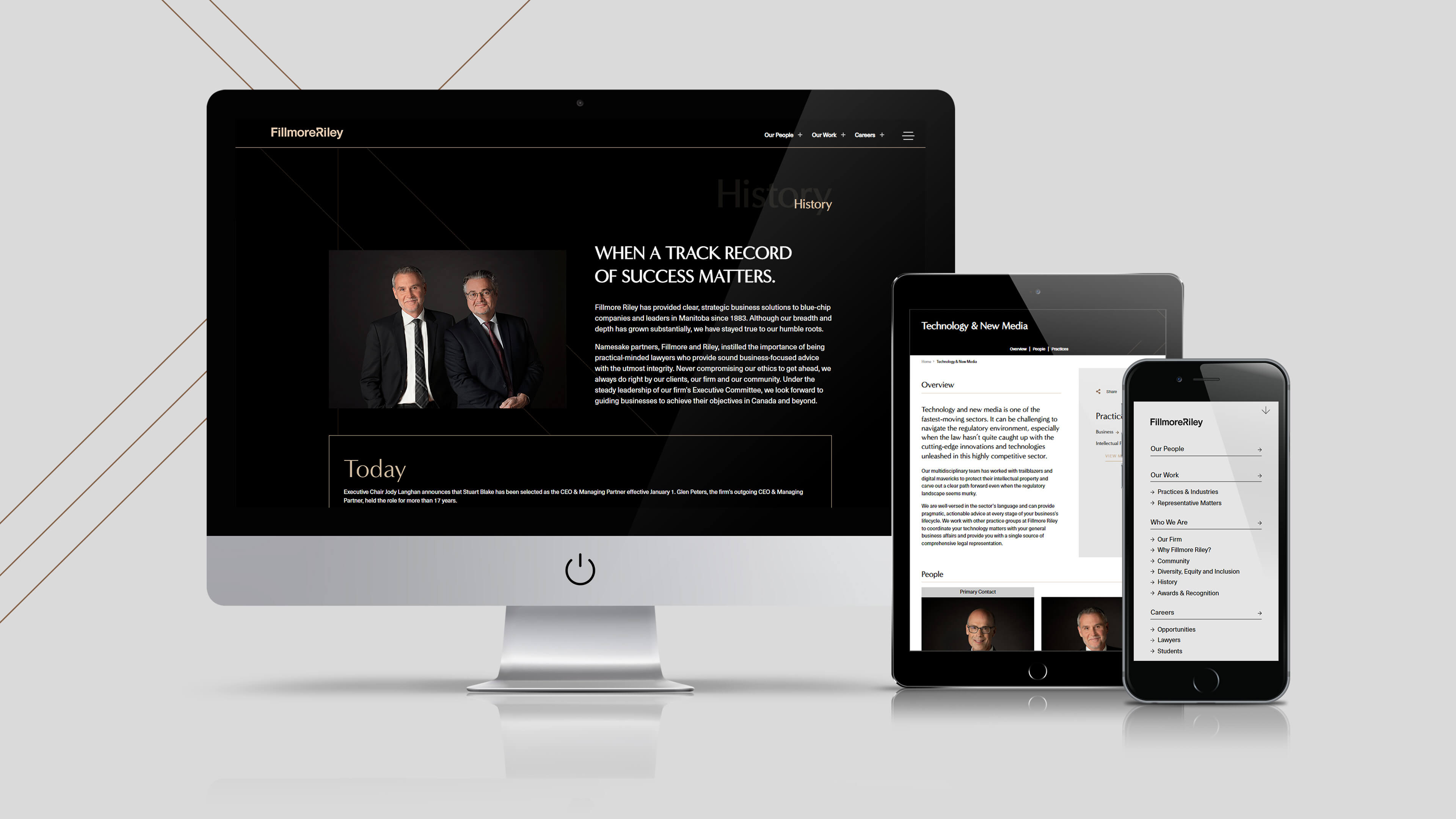 Fillmore Riley: Website Design and Development