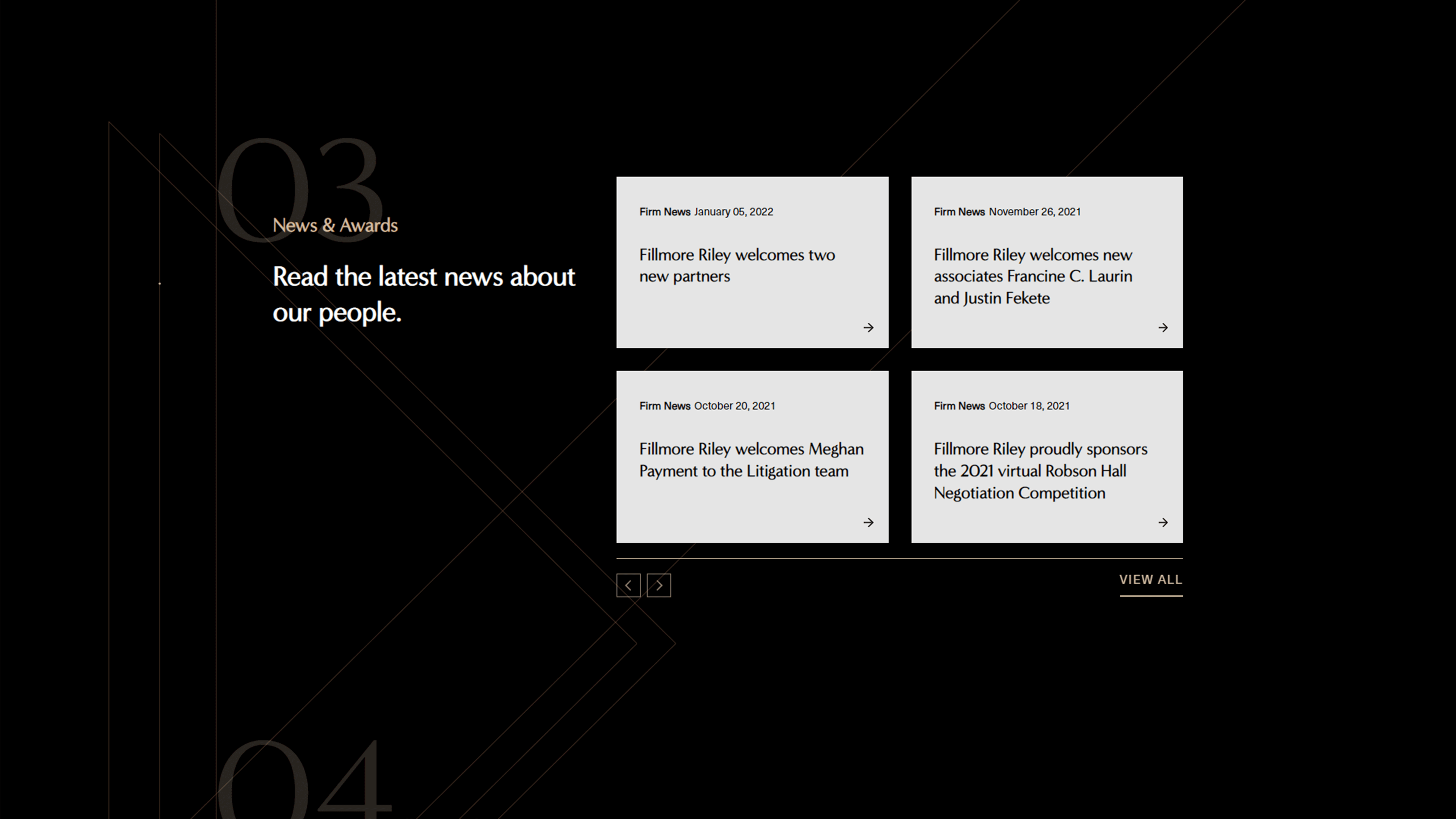 Fillmore Riley: Website Design and Development