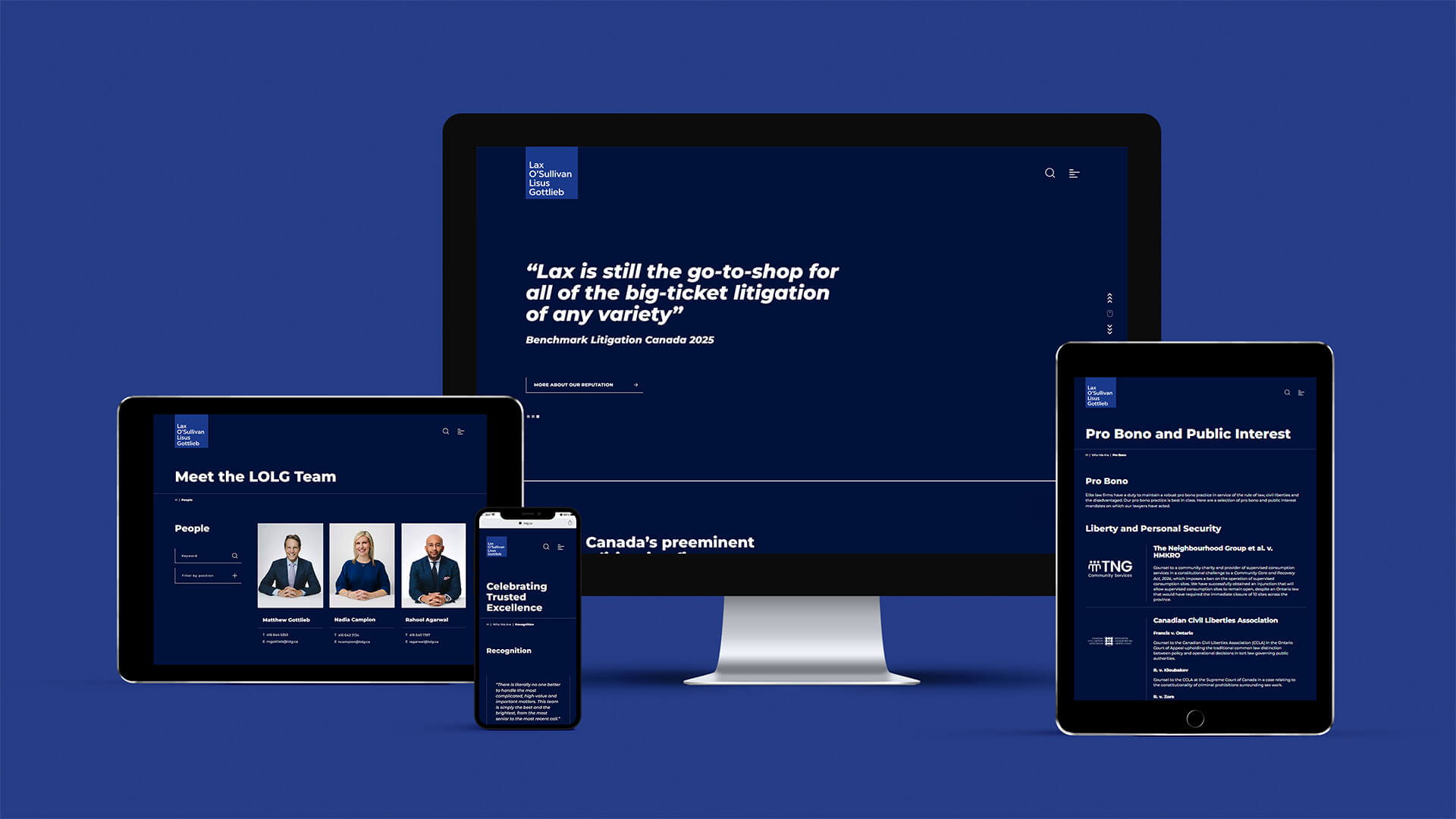 Lax O’Sullivan Lisus Gottlieb’s 2025 Website Refresh Features Enhanced ...