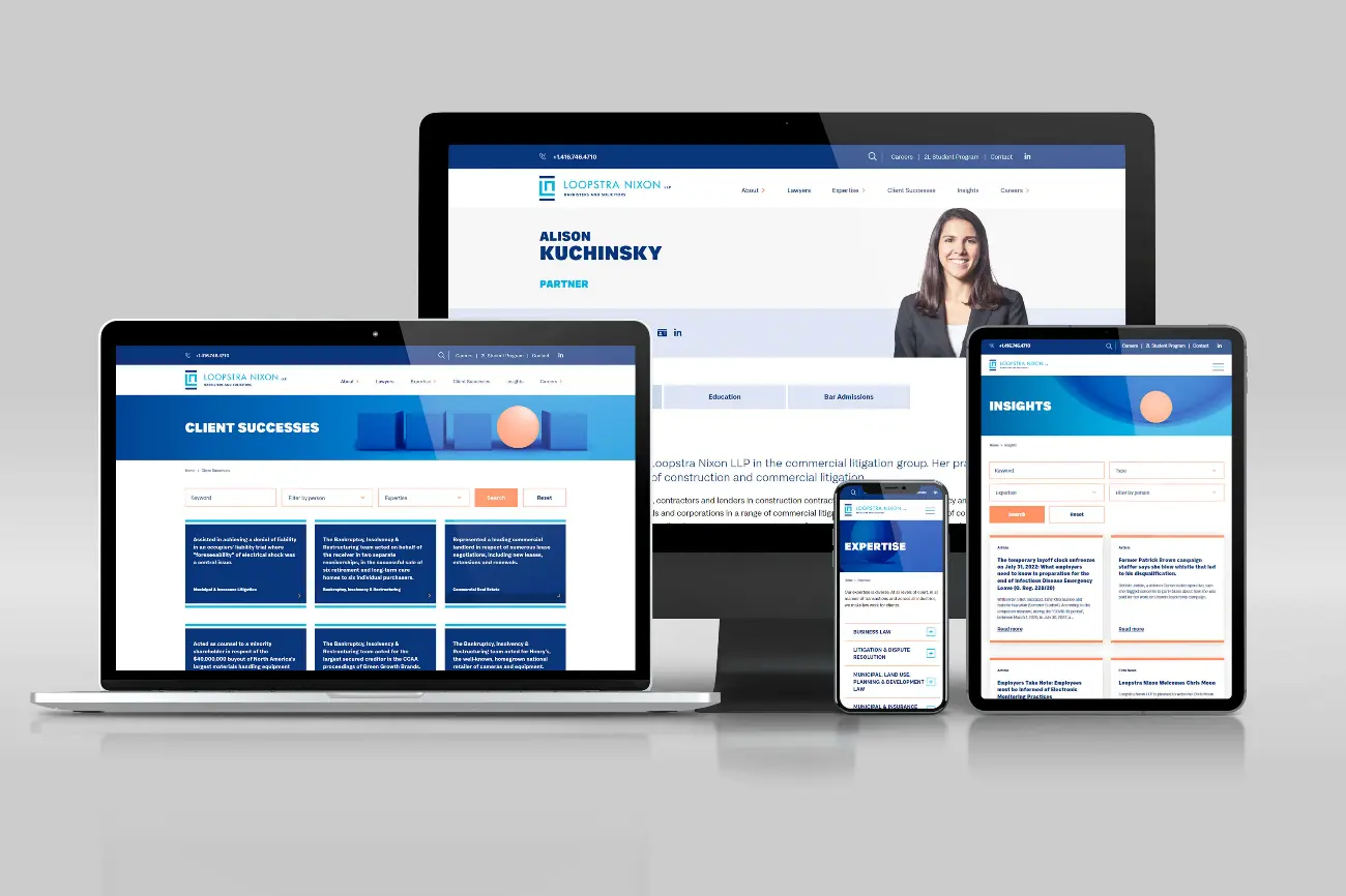 Cubicle Fugitive Designed a Modern, Client-Focused Website for Loopstra ...