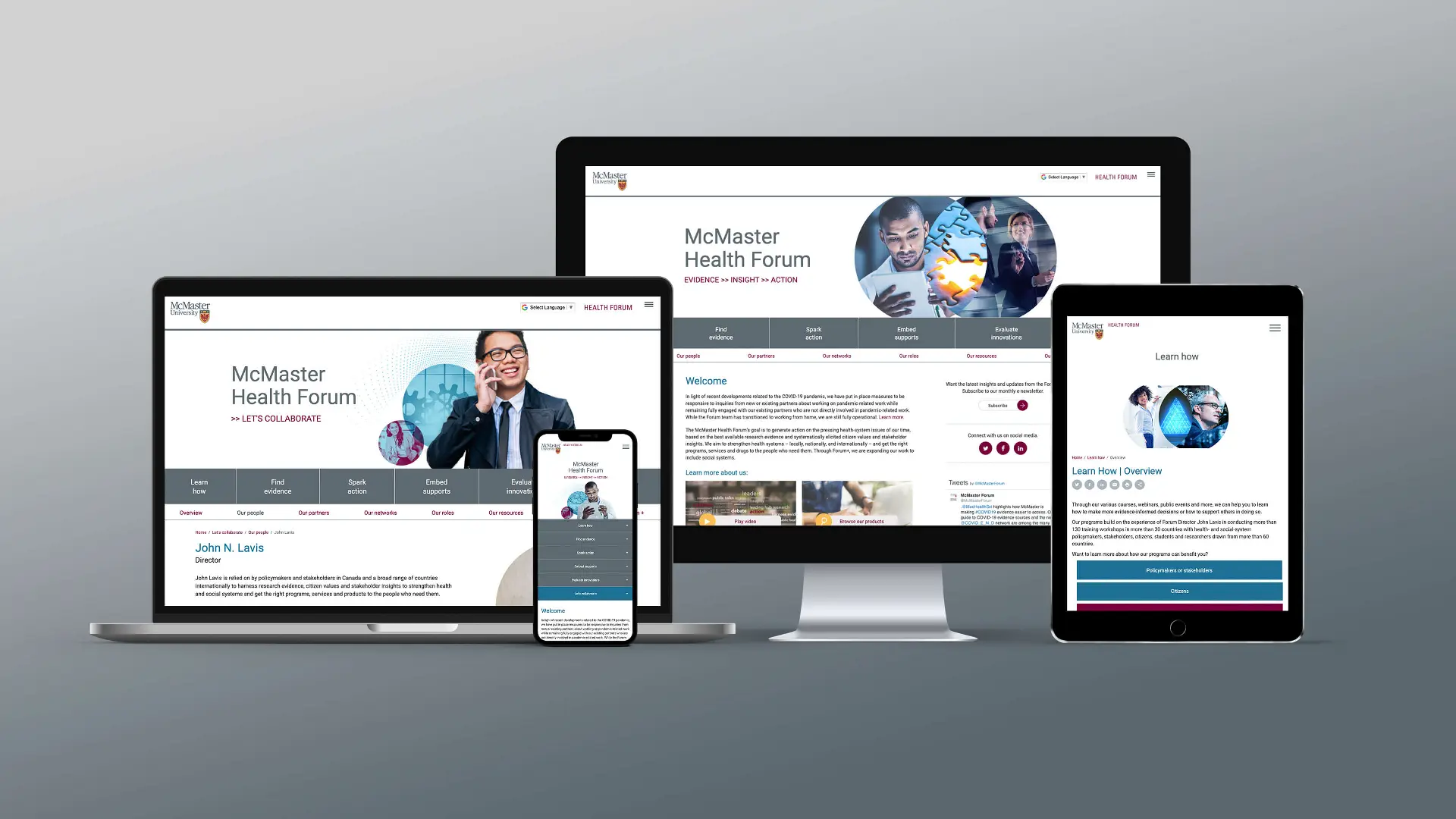 McMaster Health Forum: Website
