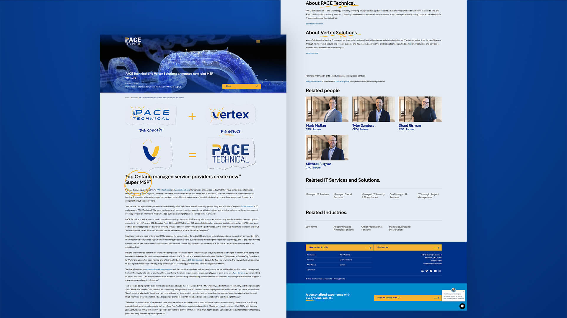 PACE Technical Employee Branding and Communications