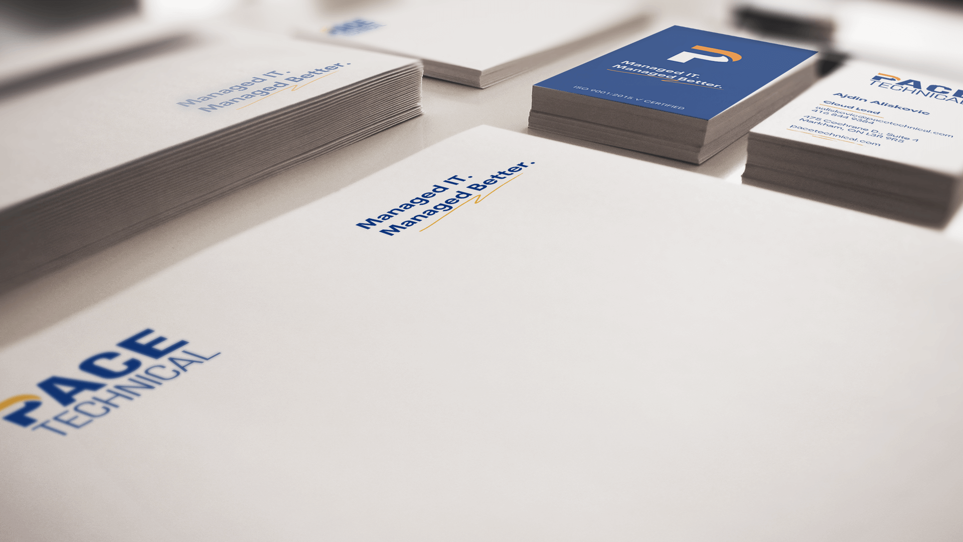 PACE Technical Stationery and Marketing Collateral