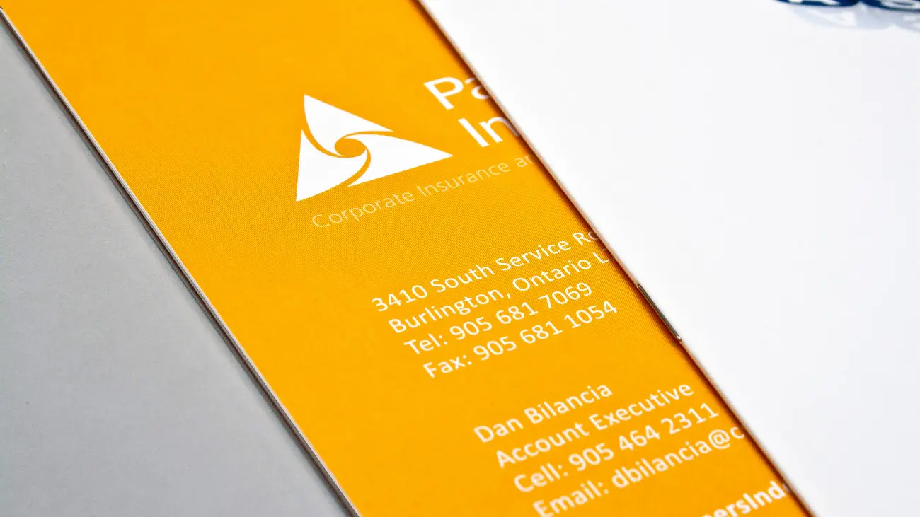 Partners Indemnity Insurance Brokers Ltd.: Brochure Design