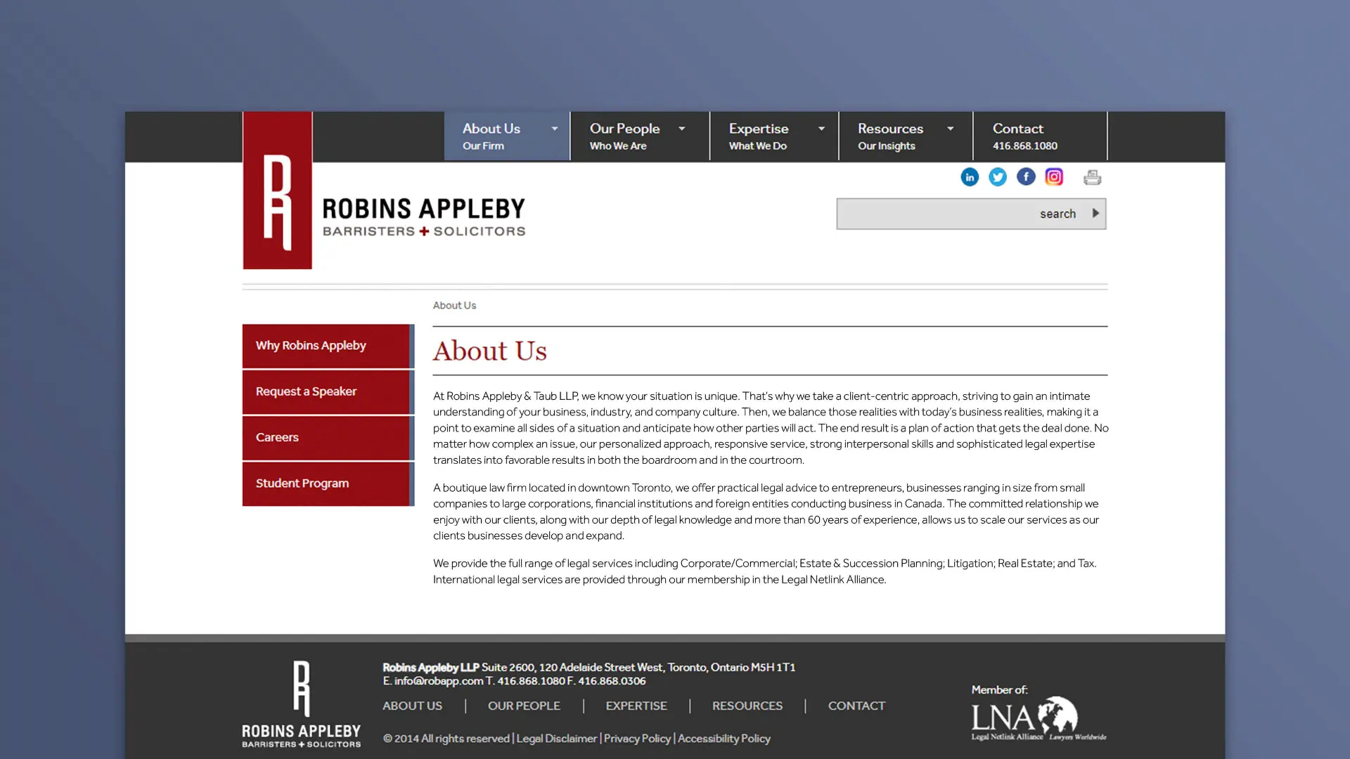 Robins Appleby LLP: Brand Positioning and Awareness