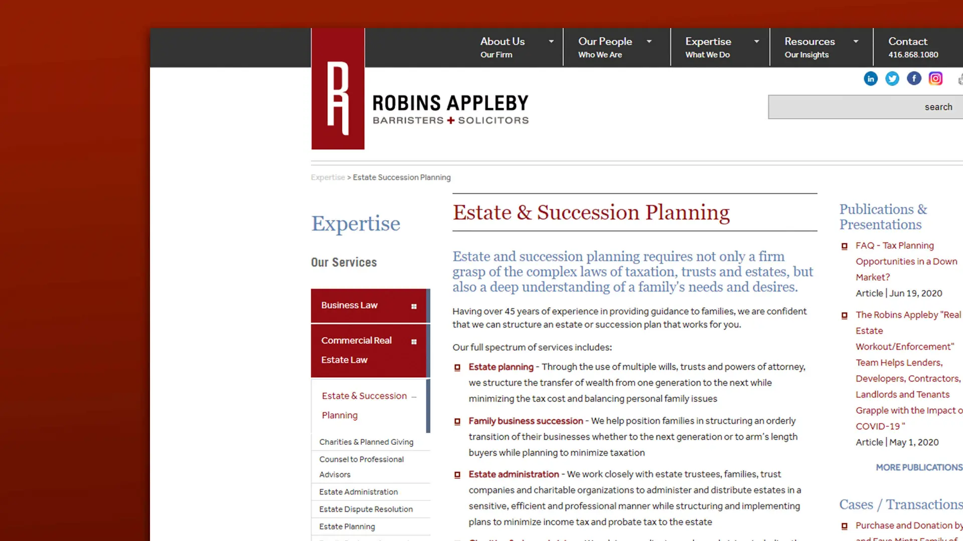 Robins Appleby LLP: Brand Positioning and Awareness