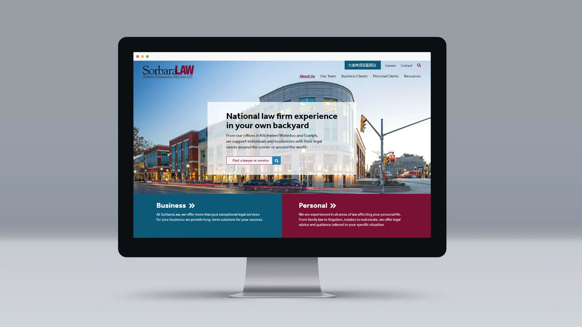 Sorbara Law: Website
