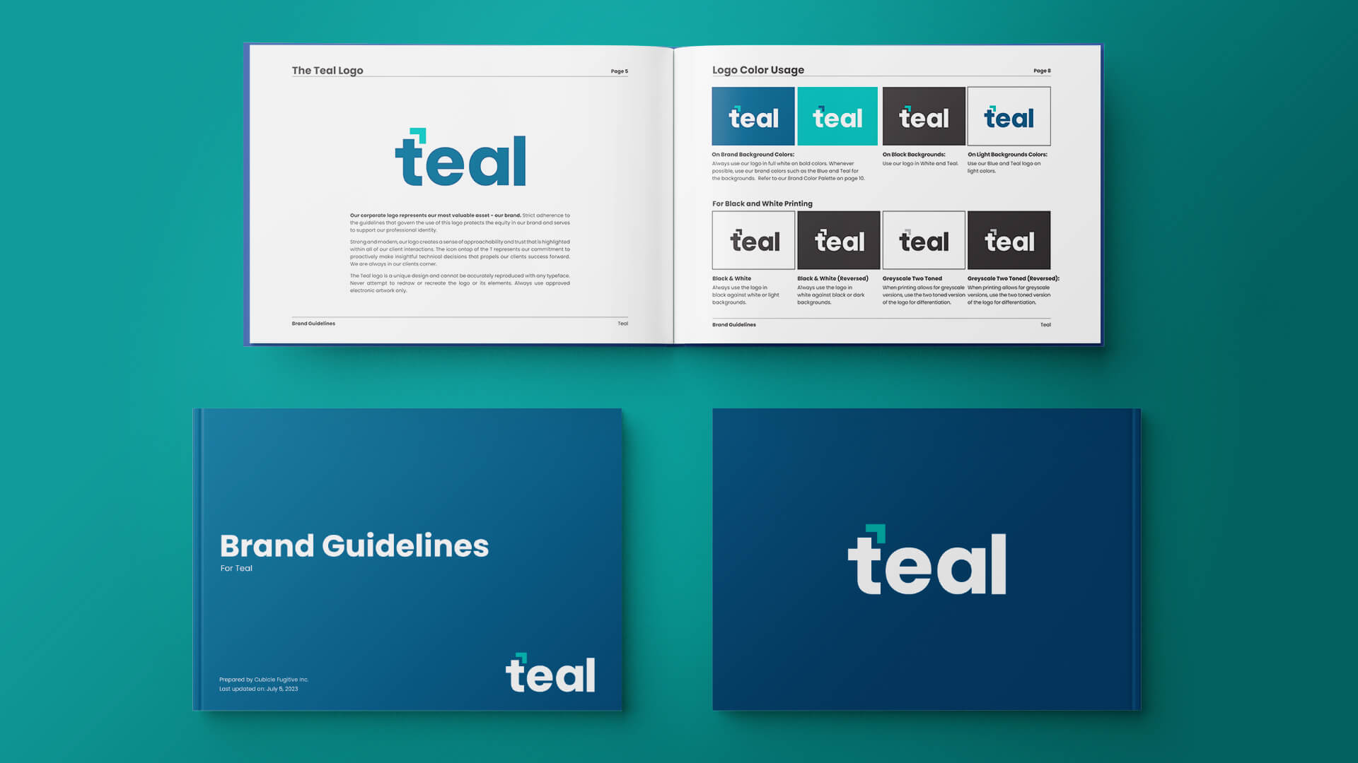 Teal Brand Guidelines - Cubicle Fugitive
