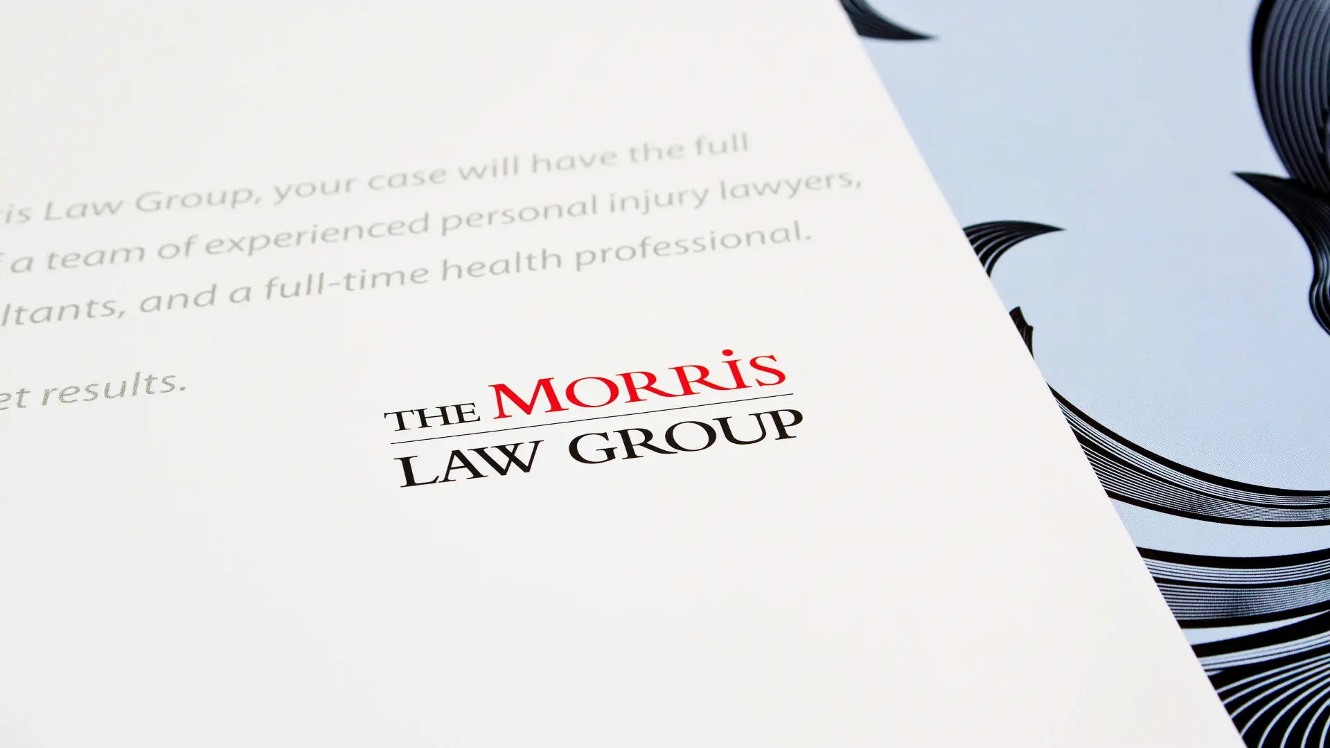 The Morris Law Group (MLG): Brochure Design