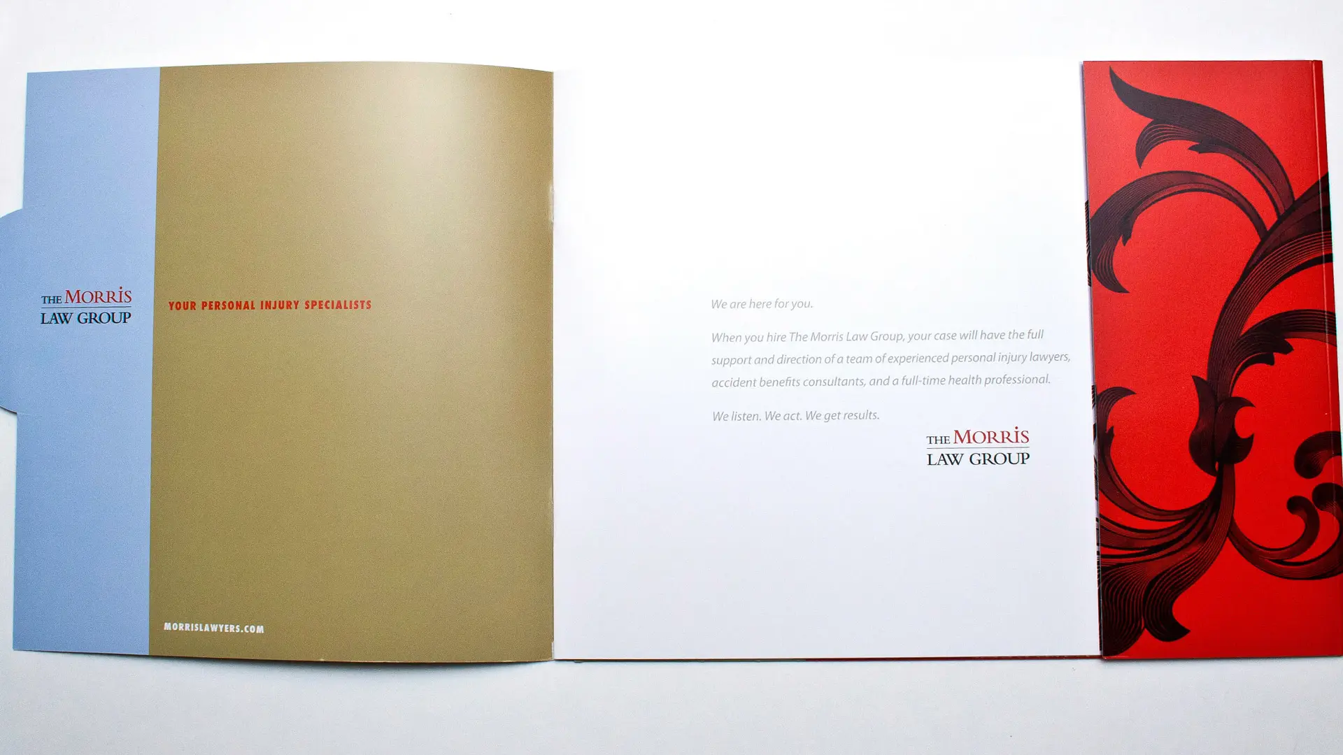 The Morris Law Group (MLG): Brochure Design