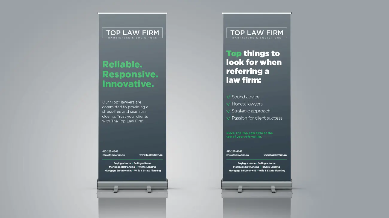 The Top Law Firm: Banner Advertisements