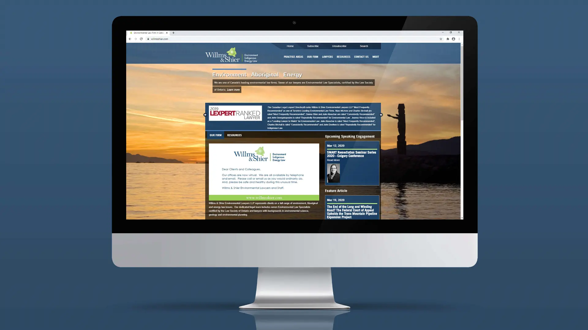 Willms and Shier Lawyers LLP: Brand Positioning and Website