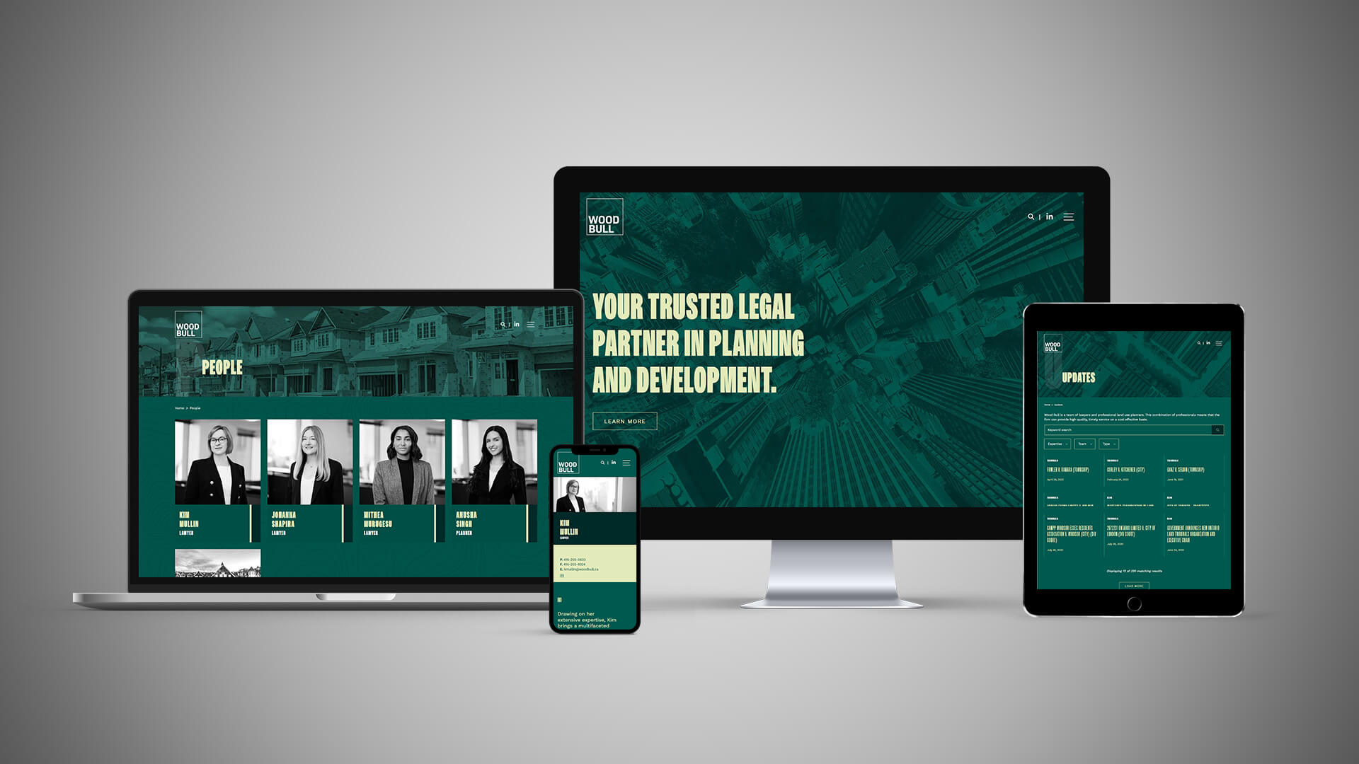 Wood Bull LLP Website Design and Development